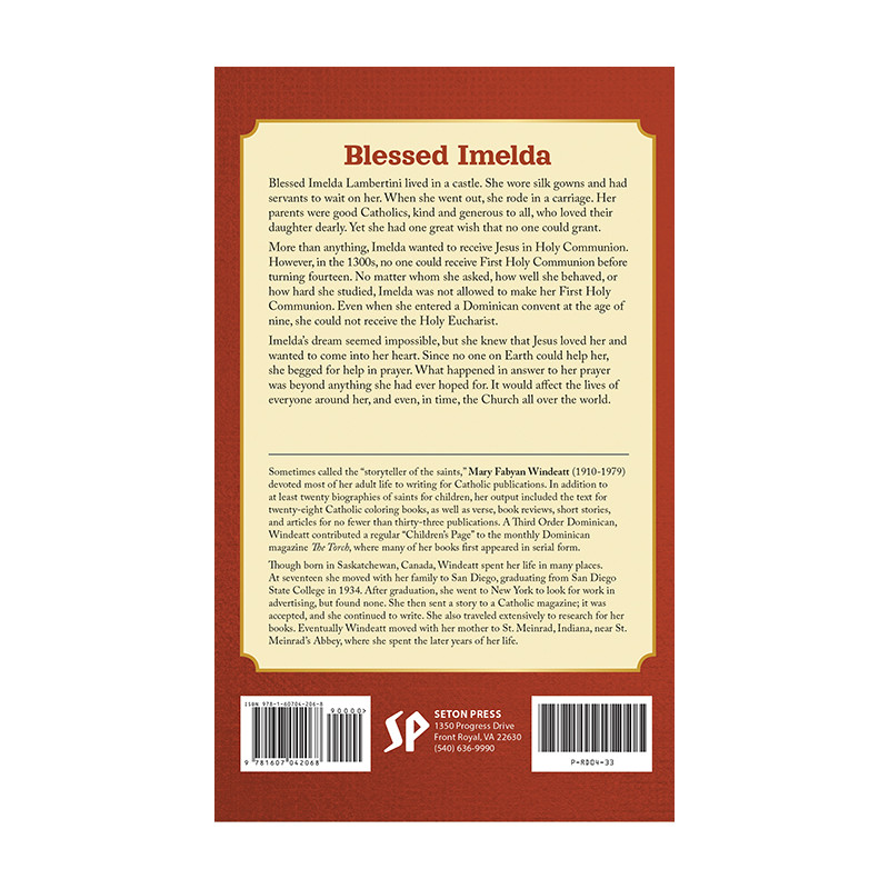 Blessed Imelda: Patroness of First Communicants