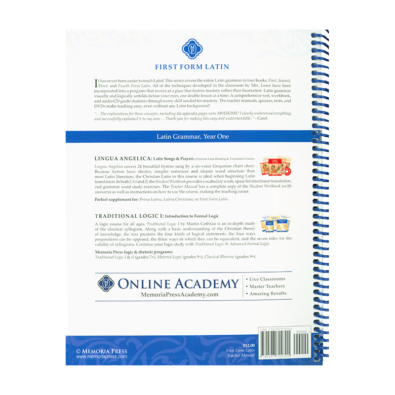 F.F. Latin Teacher Manual - text key