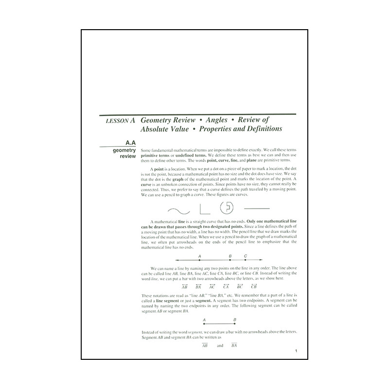 Saxon Algebra 2 (3rd Ed) Text (New)