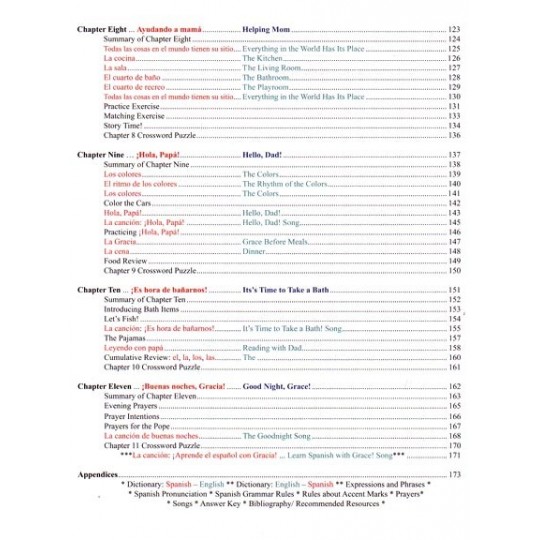 Learn Spanish with Grace Workbook
