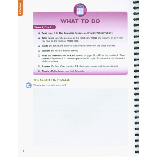 Exploring Creation w/ Physical Science Student Notebook (4th Ed.)