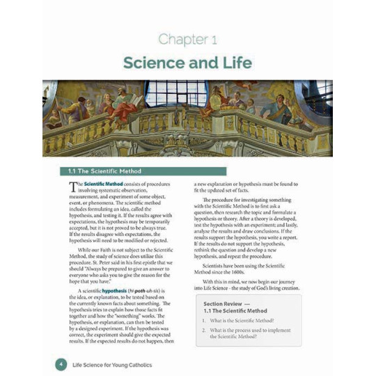 Life Science for Young Catholics