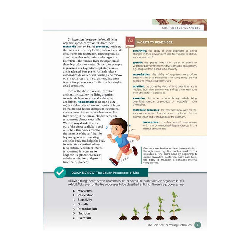 Life Science for Young Catholics