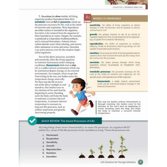 Life Science for Young Catholics