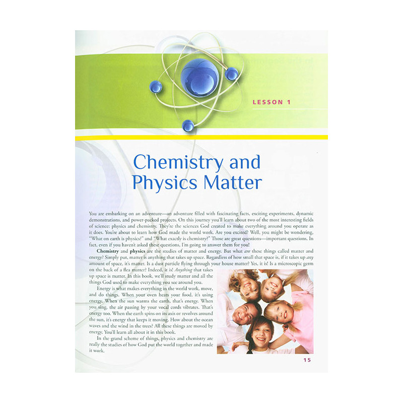 Exploring Creation with Chemistry and Physics