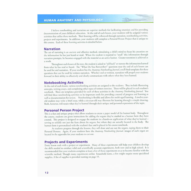 Exploring Creation with Human Anatomy and Physiology