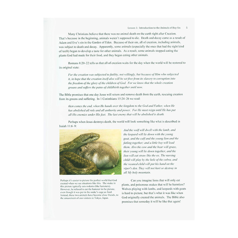 Exploring Creation with Zoology 3: Land Animals