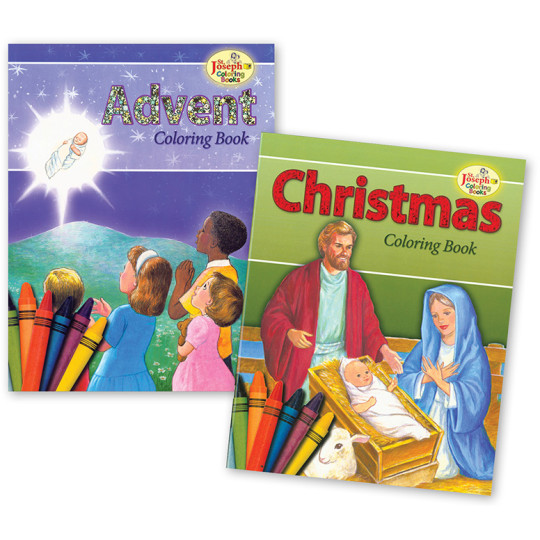 Advent/Christmas Coloring Book Set