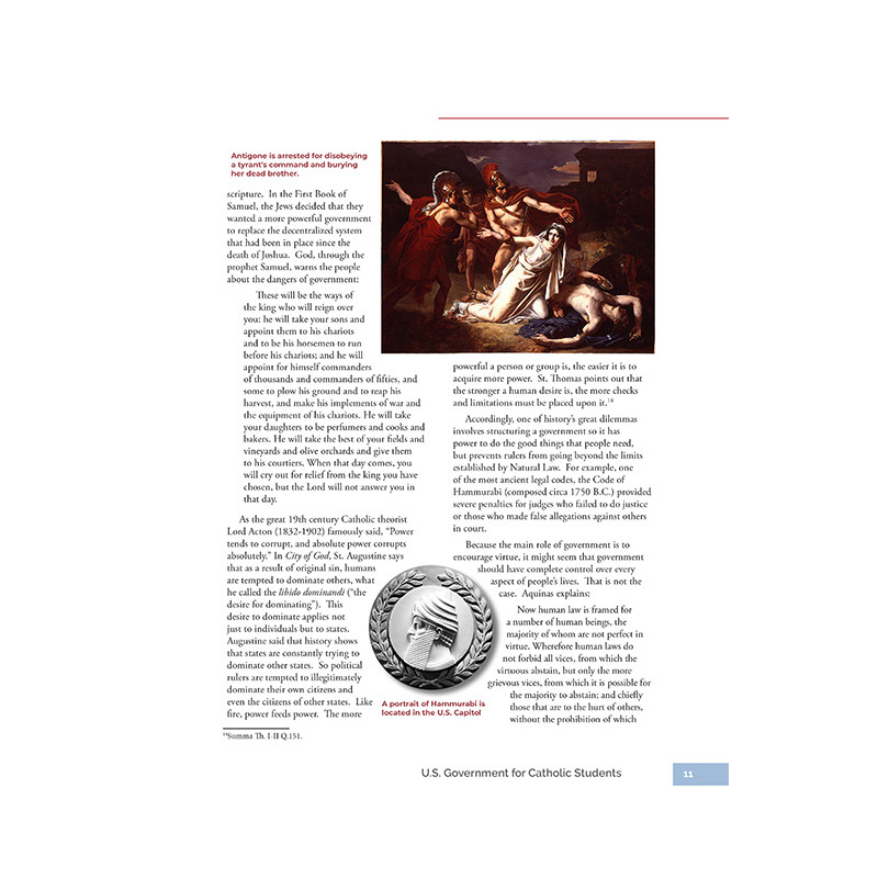 U.S. Government for Catholic Students | Catholic Civics Textbook