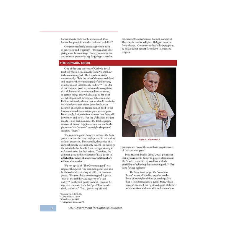 U.S. Government for Catholic Students | Catholic Civics Textbook