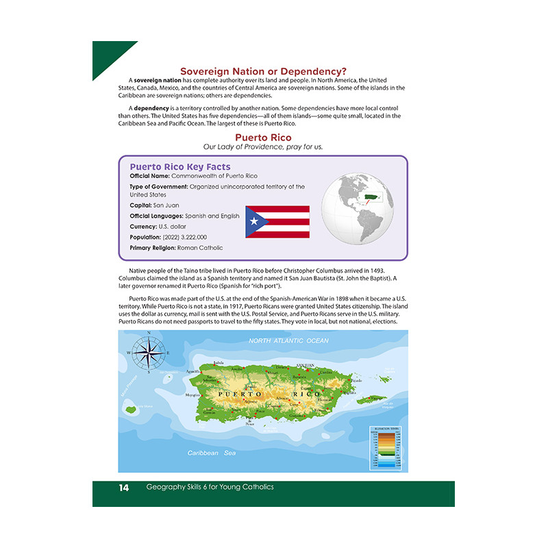 Geography Skills 6 for Young Catholics: North America, South America ...