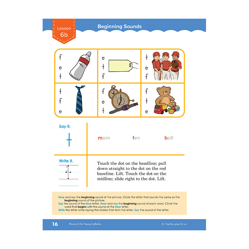 Phonics K for Young Catholics