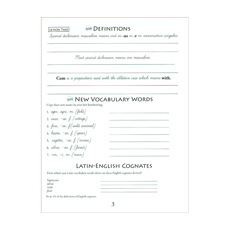 Little Latin Readers Classic Primer B Drill Book