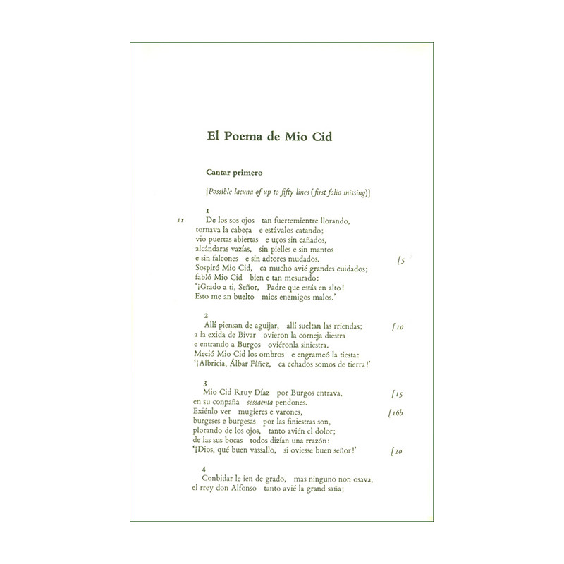 The Poem of the Cid (El Cid)