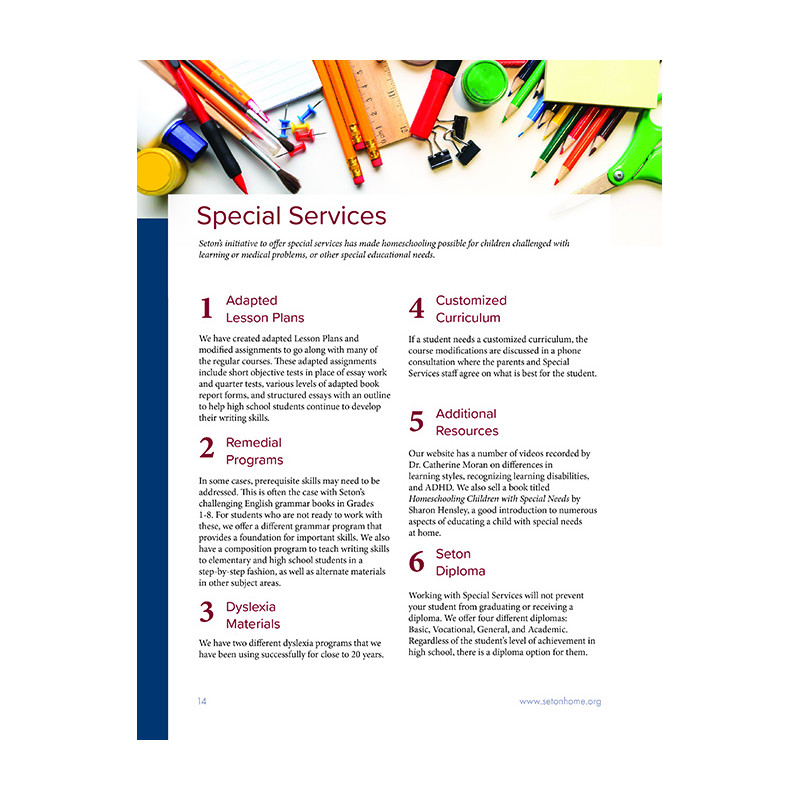 Seton Home Study School Catalog