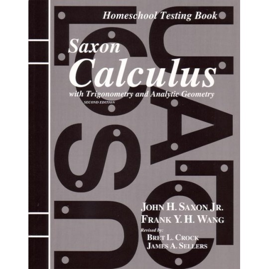 Saxon Calculus (2nd ed) Tests