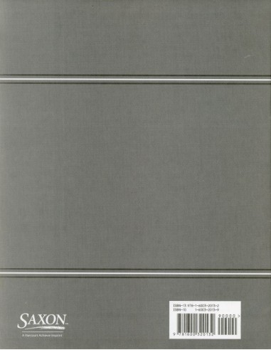 Saxon Algebra 2 (3rd Ed) Text Key