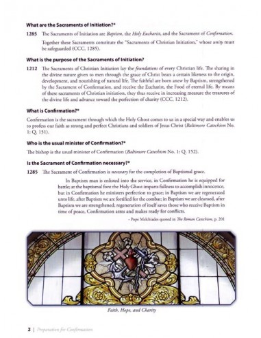 Focus on Confirmation