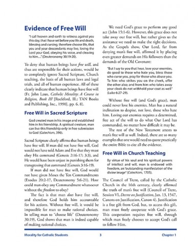 Morality for Catholic Students