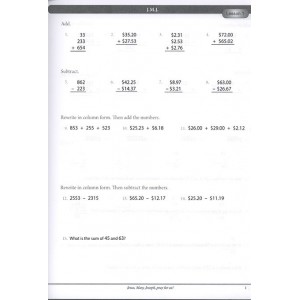 Math 7 Practice Problems Workbook