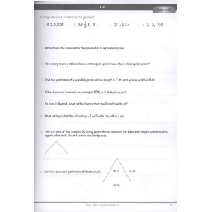 Math 7 Practice Problems Workbook
