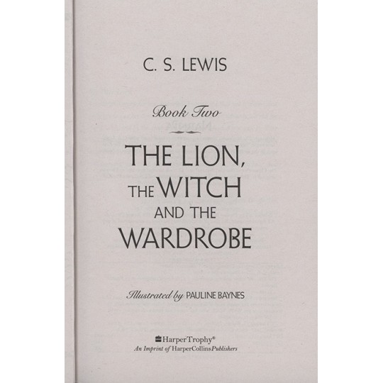 The Lion, the Witch and the Wardrobe