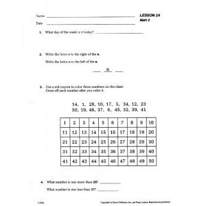 Saxon Math 2 Teacher's Manual