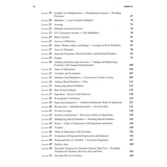 Saxon Algebra 1/2 (3rd edition) Text