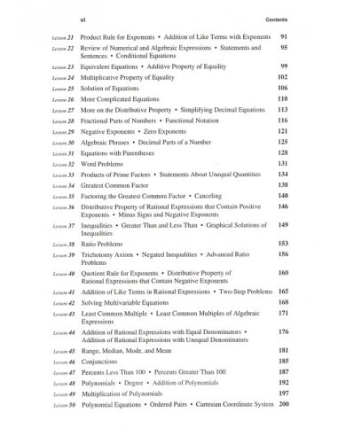 Saxon Algebra 1 (3rd edition) Text