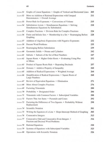 Saxon Algebra 1 (3rd edition) Text