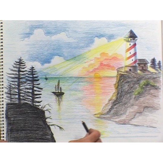 Scenery Drawing Art Classes DVD
