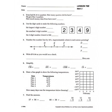 Saxon Math 3 Teacher's Manual