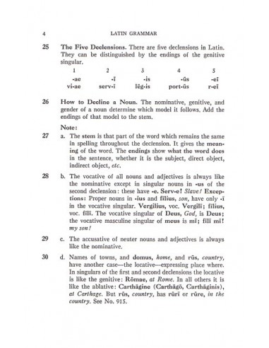 Latin 1 Grammar