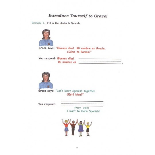 Learn Spanish with Grace (Grades 2-8)