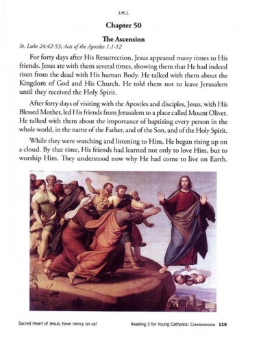 Reading 3 for Young Catholics Comprehension